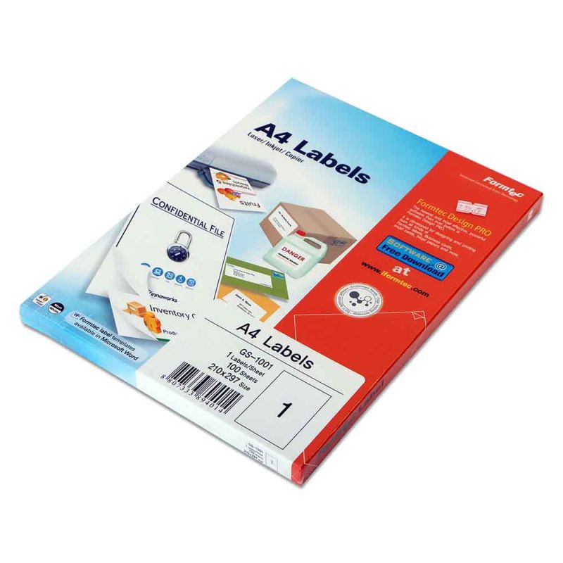 Form Label 100/A4 Size Bx=100S