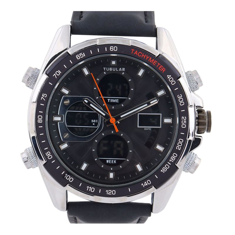 Tabular Gents Leather Strap Analog Watch