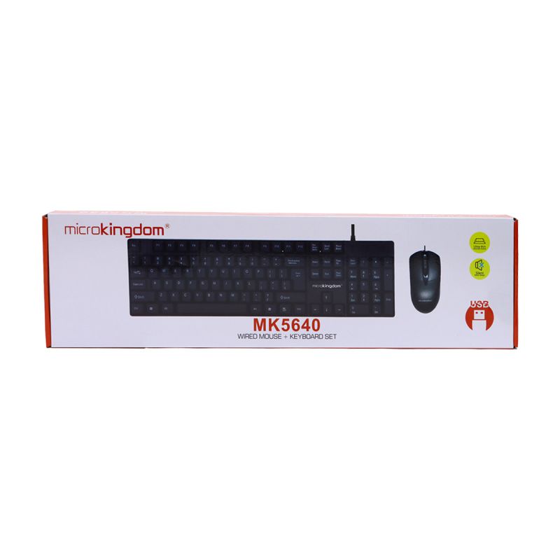Micro Kingdom Wired Mouse and Keyboard Set
