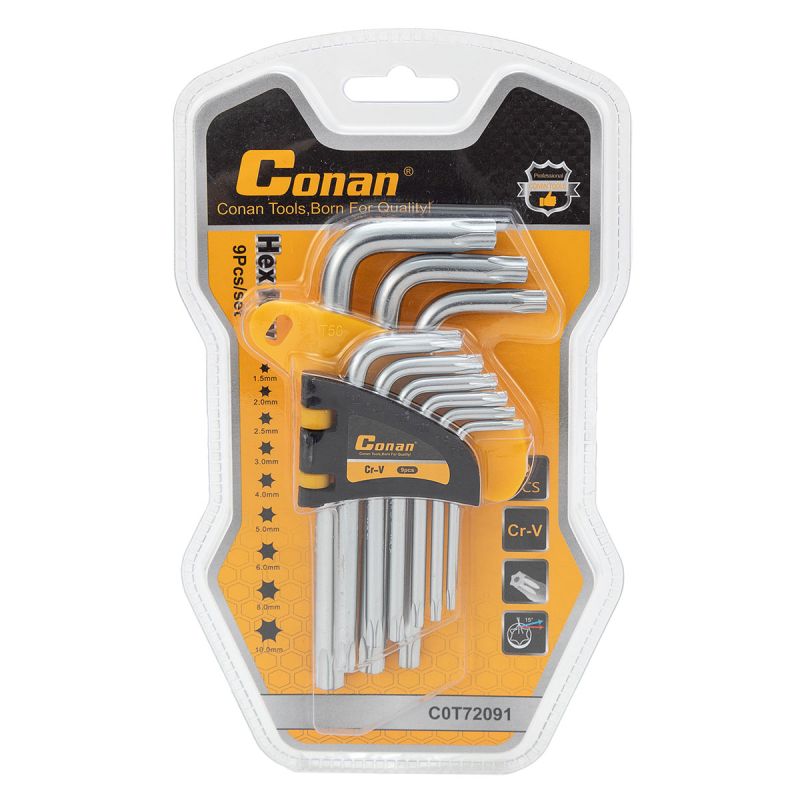 Conan Hex Key 9 Pieces Set