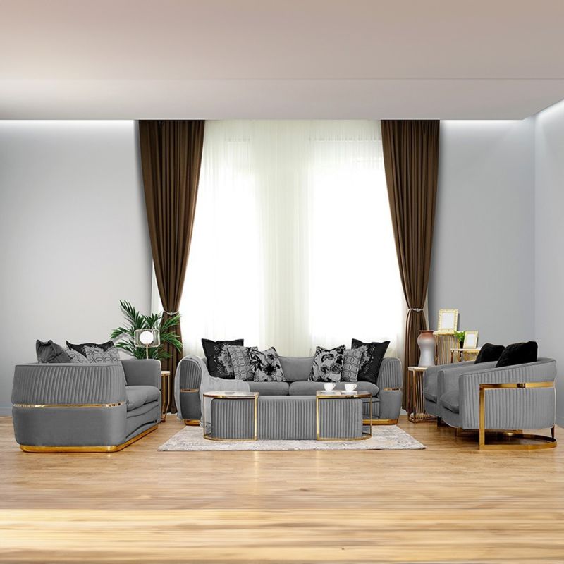 Diamond Sofa Set 3+2+1+1